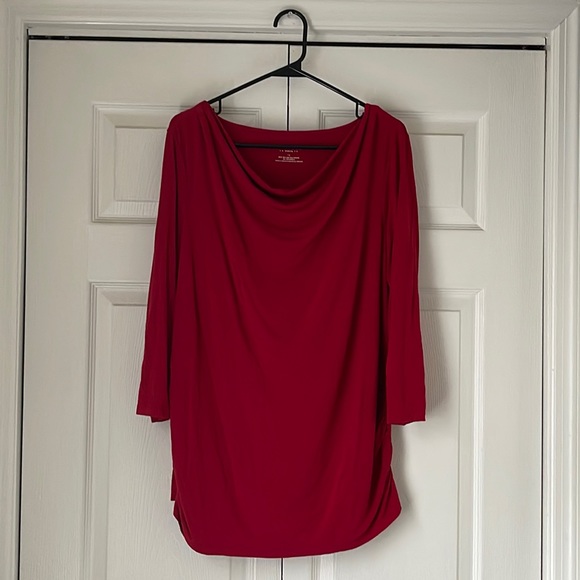 Tops | Talbots Woman Drape Neck Top | Poshmark